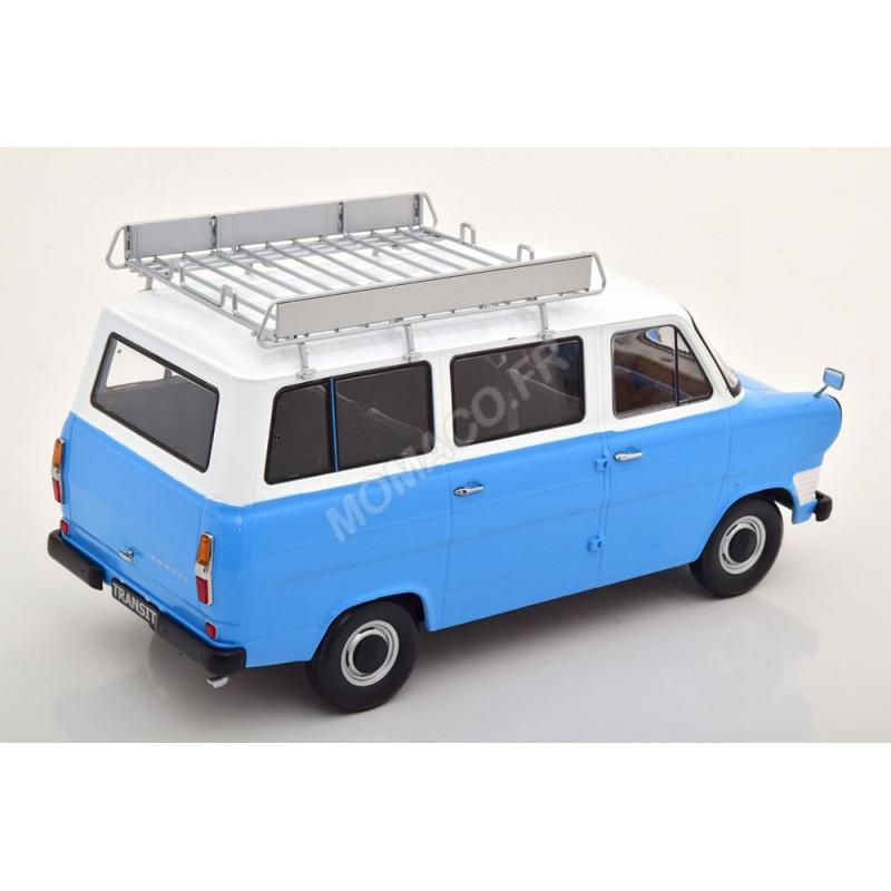 FORD TRANSIT BUS 1965 BLEUE AVEC GALERIE