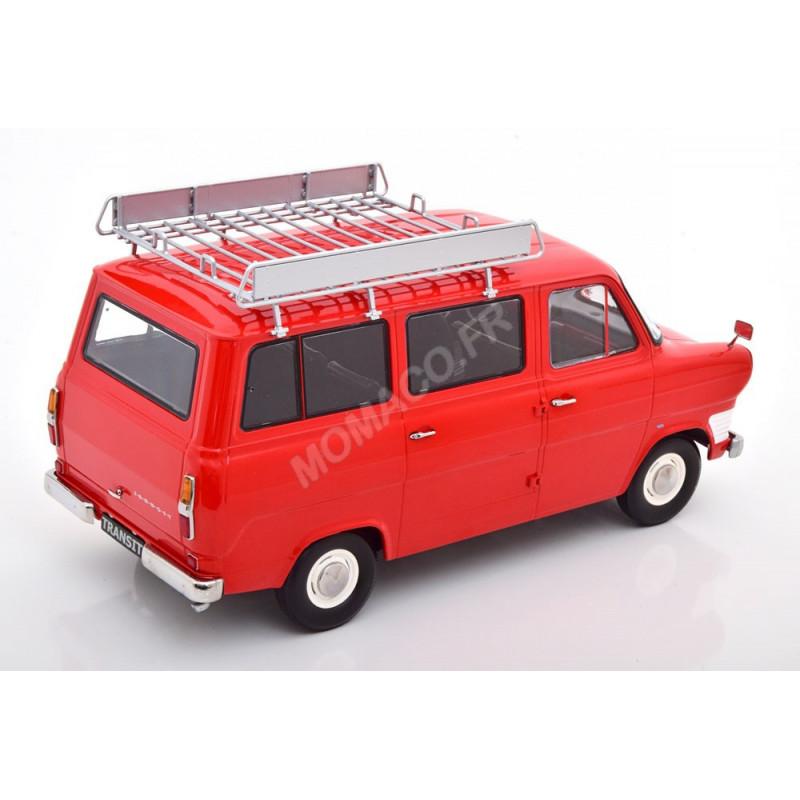 FORD TRANSIT BUS 1965 ROUGE AVEC GALERIE