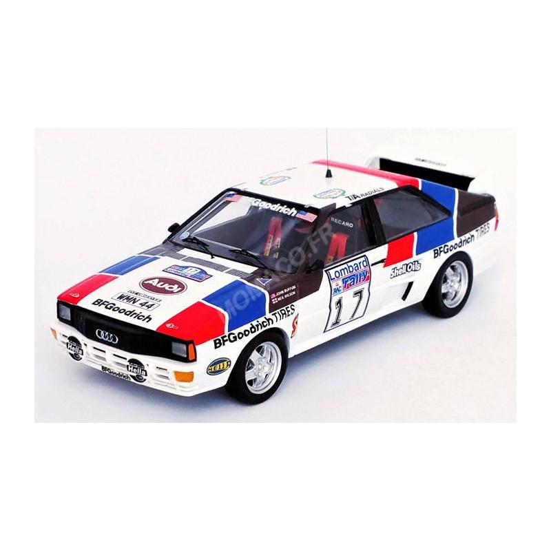 AUDI QUATTRO 17 JOHN BUFFUM/NEIL WILSON RALLYE RAC 1984