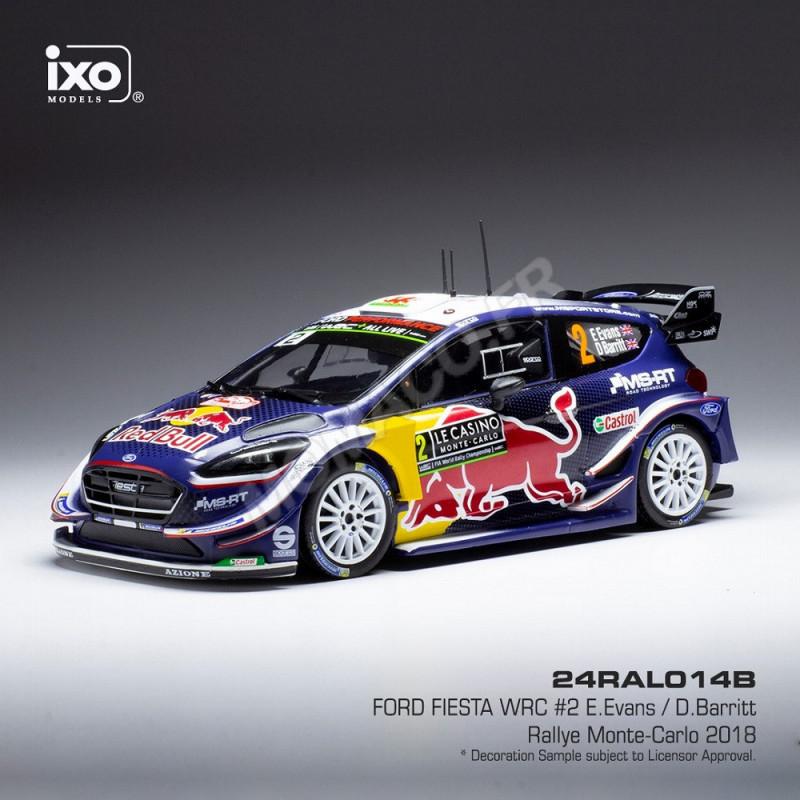 FORD FIESTA WRC 2 EVANS/BARRITT EQUIPE MS SPORT RED BULL RALLYE MONTE ...