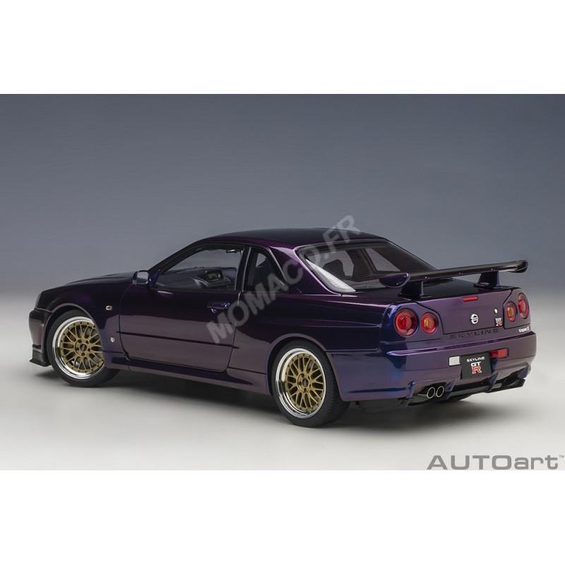 NISSAN SKYLINE GT-R (R34) V-SPEC II 2002 VIOLET "MIDNIGHT PURPLE III"