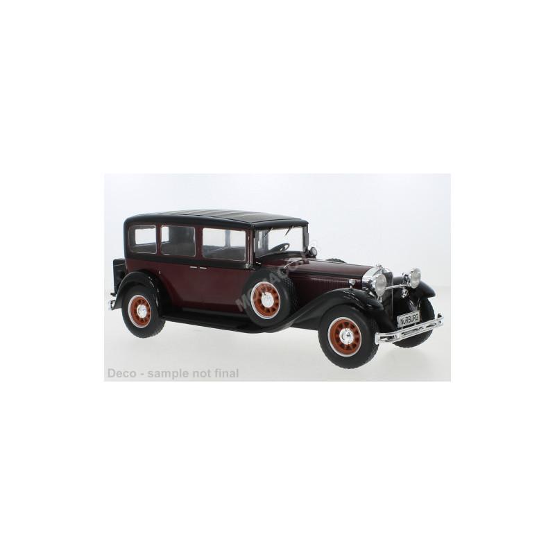 MERCEDES-BENZ TYP NURBURG 460/460K (W08) 1928 ROUGE FONCE/NOIR