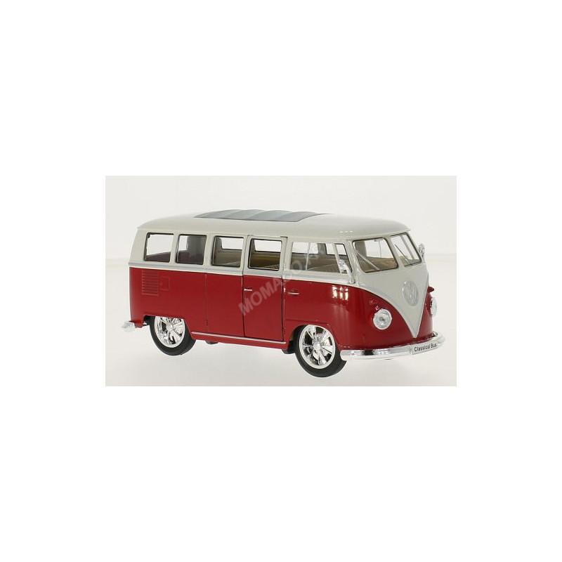 VOLKSWAGEN T1 MINIBUS LOW RIDER 1962 ROUGE ET BLANC
