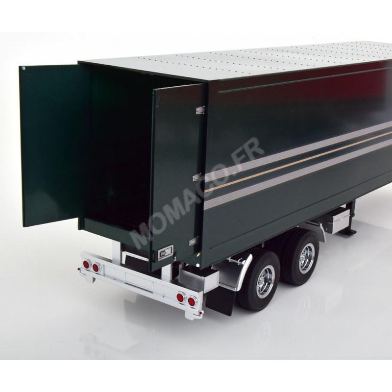 REMORQUE CAMION VERT METALLISE/GRIS METALLISE