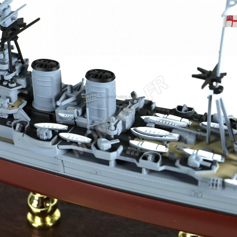 CROISEUR ANGLAIS HMS HOOD CLASSE AMIRAL "ROYAL NAVY" BATAILLE DU ...