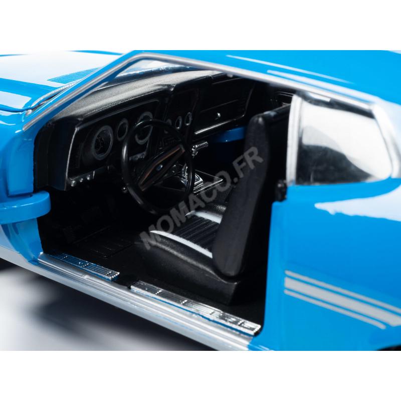 FORD MUSTANG MACH 1 1972 BLEU "GRABBER BLUE"