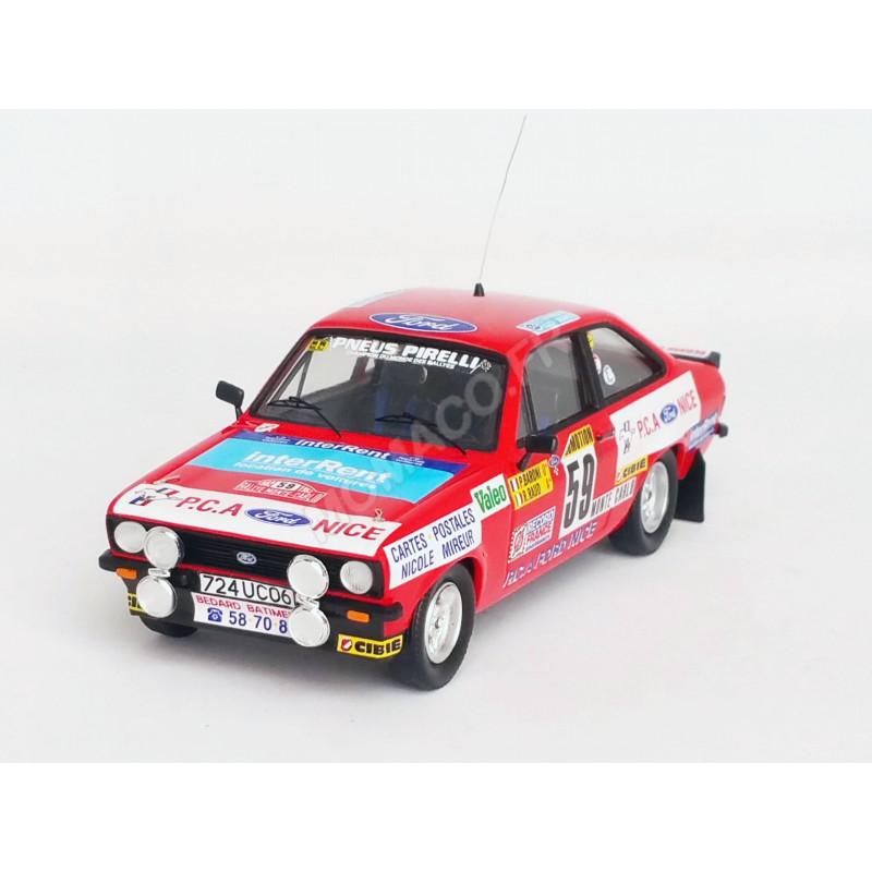 FORD ESCORT MKII RS2000 59 CESAR BARONI/ROGER BAUD RALLYE MONTE-CARLO 1982