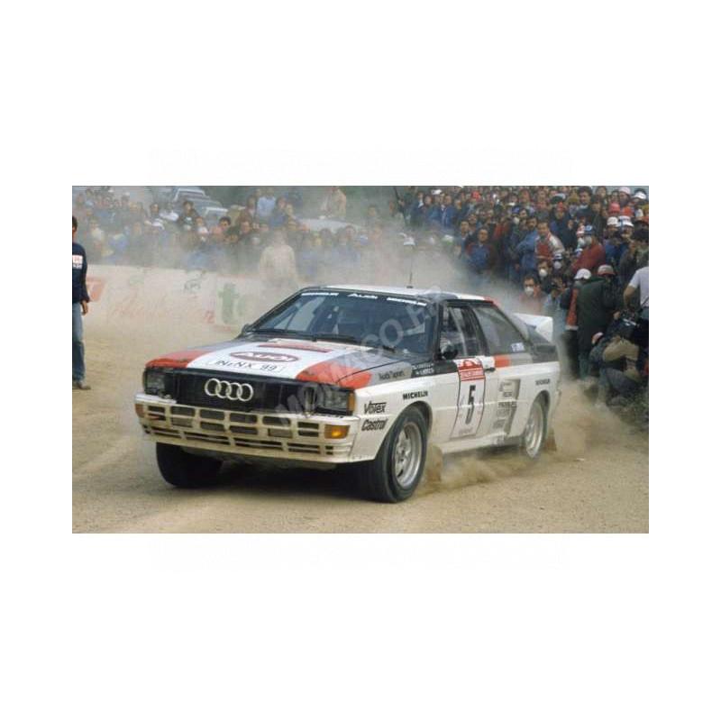 AUDI QUATTRO A2 5 MIKKOLA RALLYE SANREMO 1983