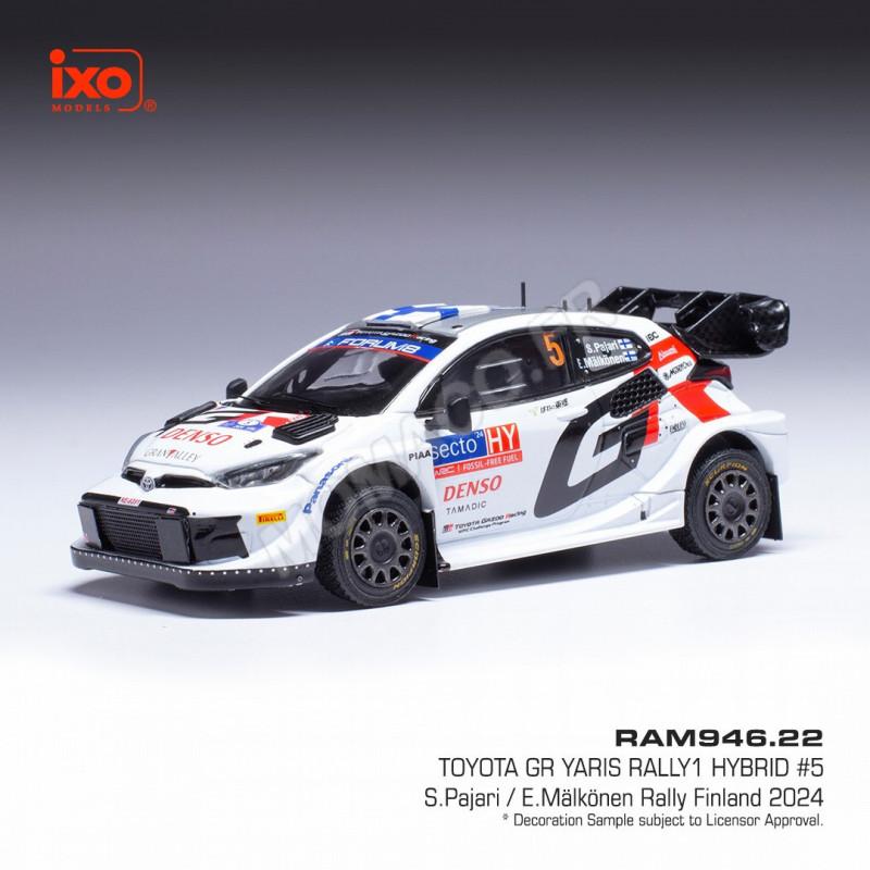 TOYOTA GR YARIS RALLY 1 HYBRIDE 5 PAJARI/MÄLKÖNEN RALLYE WM DE FINLANDE ...