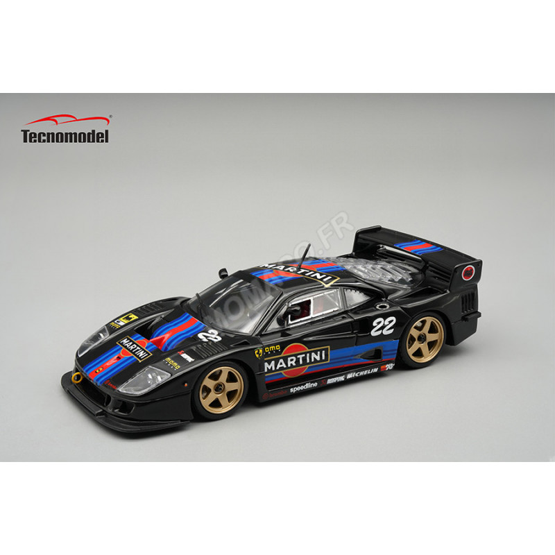 FERRARI F40 LM AVEC JANTES DOREES 22 EQUIPE MARTINI 1996