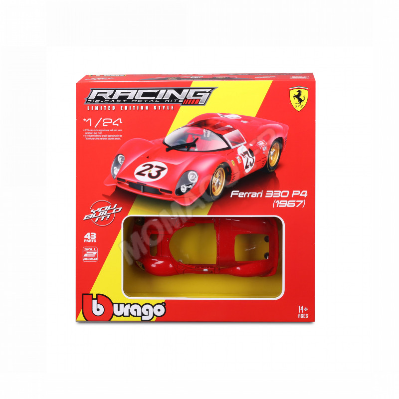 FERRARI 330 P4 4.0L V12 SPIDER TEAM FERRARI SPA 23 BANDINI/AMON 24H DE ...