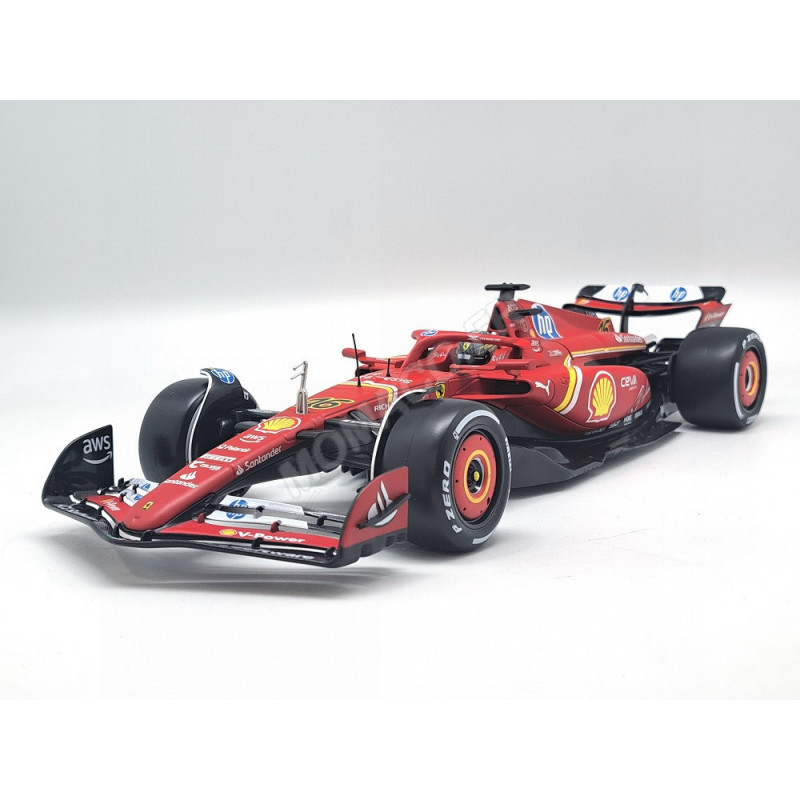 FERRARI F1 SF-24 TEAM SCUDERIA FERRARI 16 CHARLES LECLERC GRAND PRIX D ...