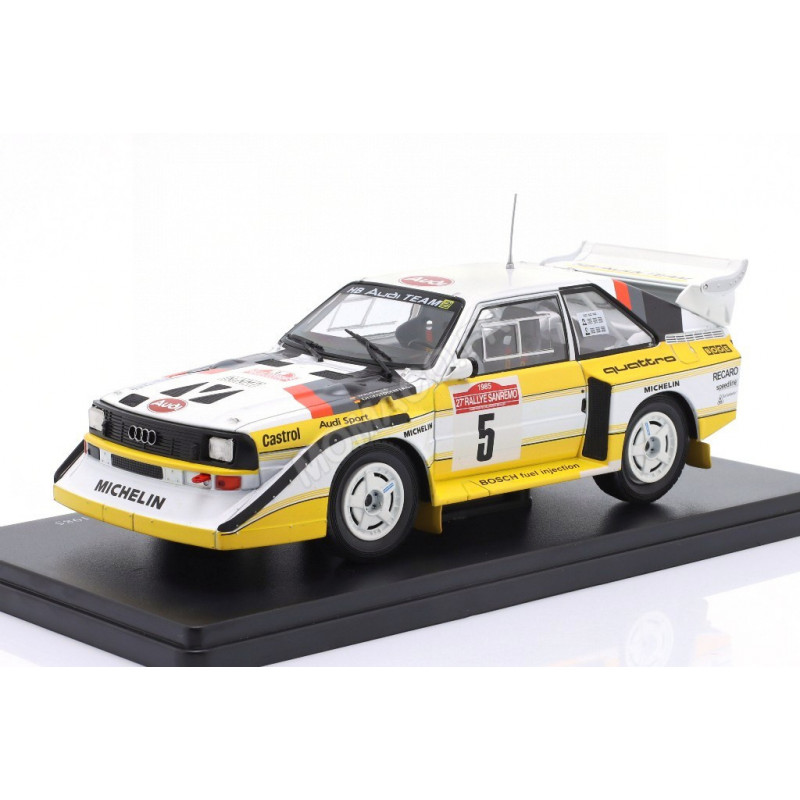 AUDI QUATTRO S1 5 ROHRL/GEISTDORFER RALLYE SANREMO 1985 1ER