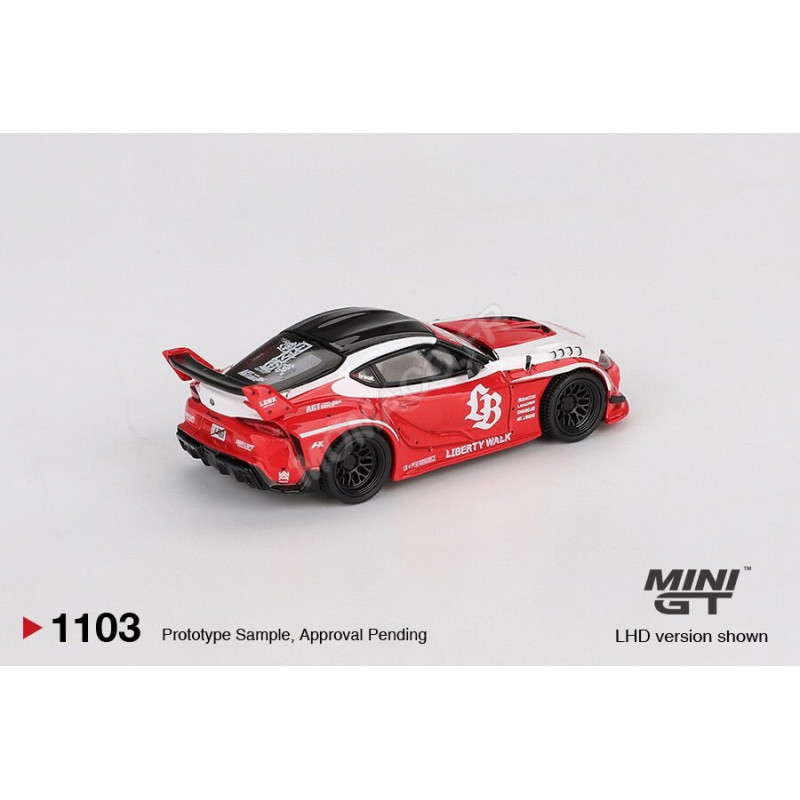 TOYOTA GR SUPRA LB-WORKS 2025 ROUGE/BLANC (LHD)