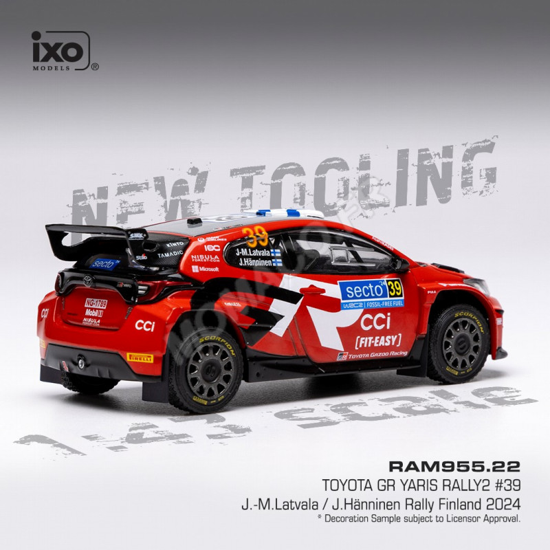 TOYOTA GR YARIS RALLY 2 39 LATVALA/HANNINEN WM RALLYE DE FINLANDE 2024