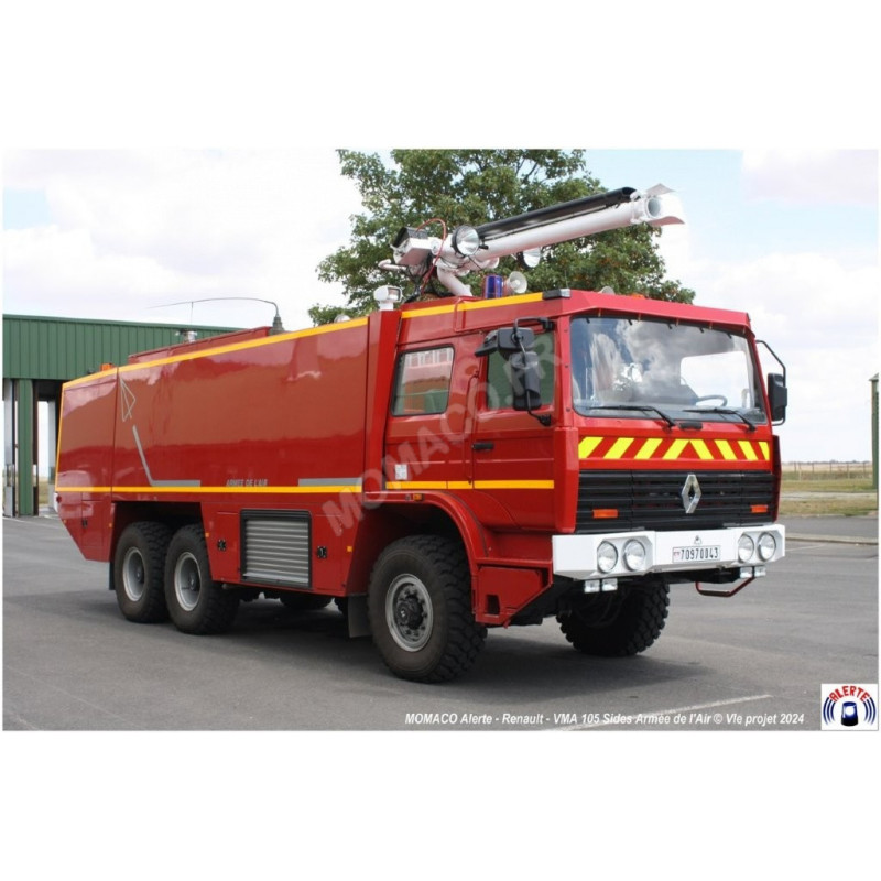RENAULT VMA 105 SIDES "ARMEE DE L'AIR" ROUGE