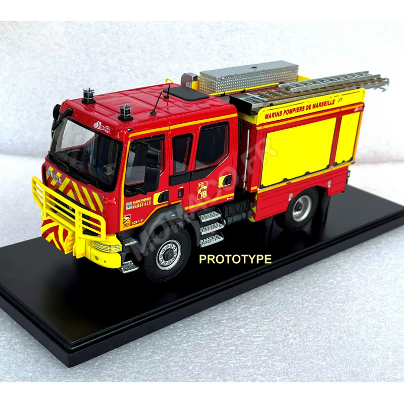 Pompier- Véhicule pompier miniature de collection.