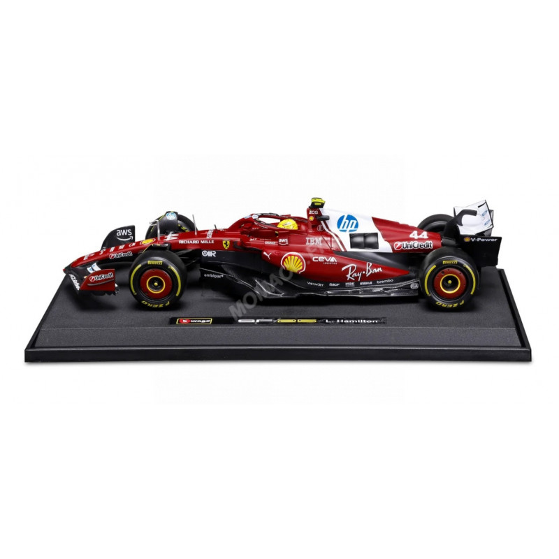 FERRARI F1 SF-25 TEAM SCUDERIA FERRARI HP 44 LEWIS HAMILTON GRAND PRIX ...