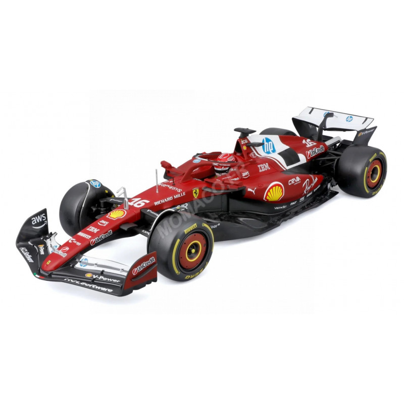 FERRARI F1 SF-25 TEAM SCUDERIA FERRARI HP 16 CHARLES LECLERC GRAND PRIX ...