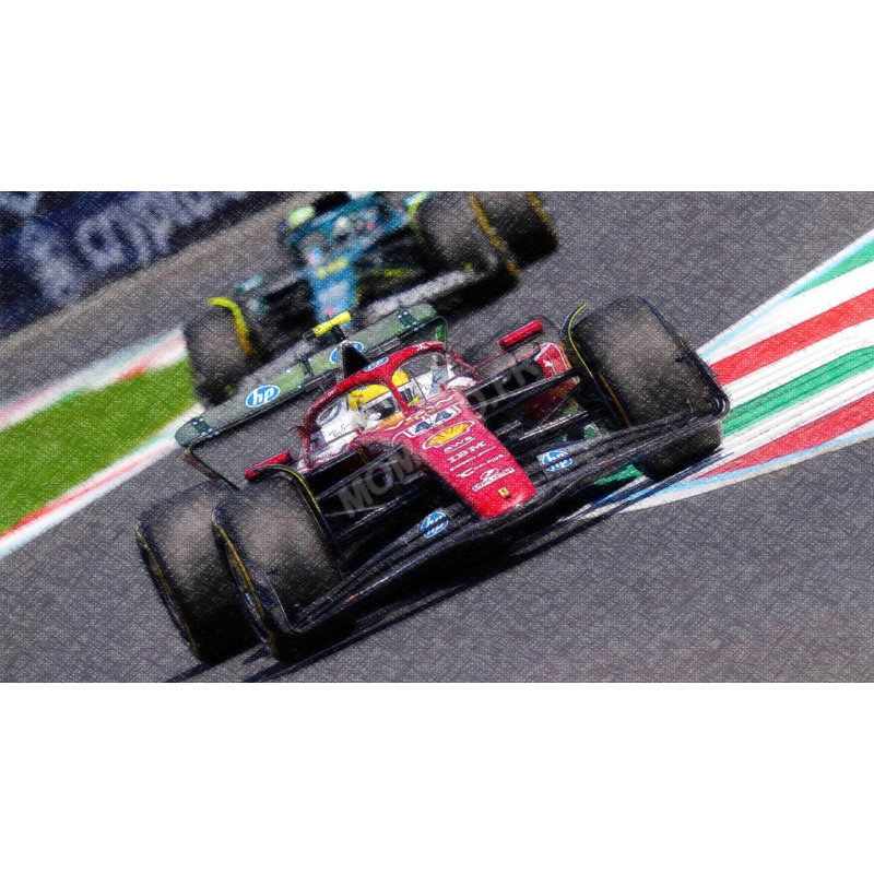 FERRARI F1 SF-25 TEAM SCUDERIA FERRARI HP 44 LEWIS HAMILTON GRAND PRIX ...