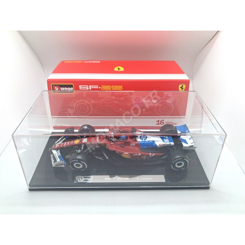 FERRARI F1 SF-25 TEAM SCUDERIA FERRARI HP 16 CHARLES LECLERC GRAND PRIX ...